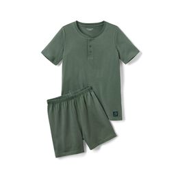 Tchibo - Kinder-Pyjama - Jungen - Gr. 158/164 - gr&uuml;n