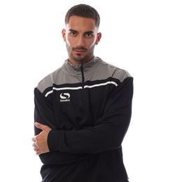 Sondico - Sweatshirt f&uuml;r Herren, Lang&auml;rmlig (Schwarz/Holzkohle)