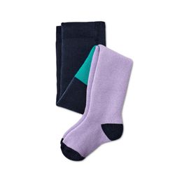 Tchibo - 2 Paar Thermo-Strumpfhosen - Baby - Gr. 86/92 - mehrfarbig/jacquard