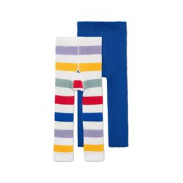 Tchibo - 2 Thermoleggings - Gr. 134/140 - blau