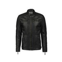 Tchibo - Lederjacke im Biker-Style - Herren - Gr. XL - schwarz