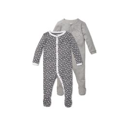 Tchibo - 2 Pyjamas - Baby - Gr. 62/68 - dunkelgrau