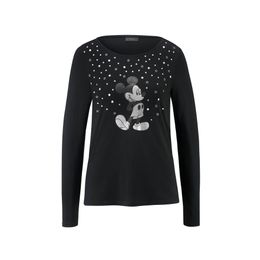 Tchibo - Langarmshirt &raquo;Disney&laquo; - Damen - Gr. M - silber/print