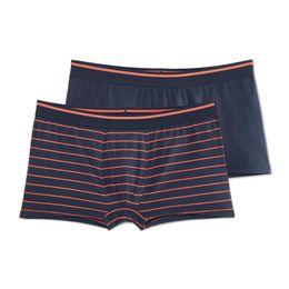 Tchibo - 2 Slipboxer - Herren - Gr. Xl/7 - dunkelblau/gestreift