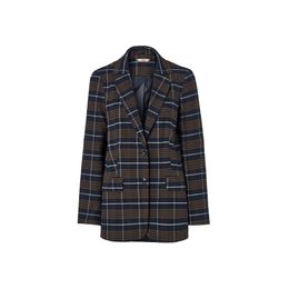 Tchibo - Karierter Blazer - Damen - Gr. 46 - dunkelblau/kariert