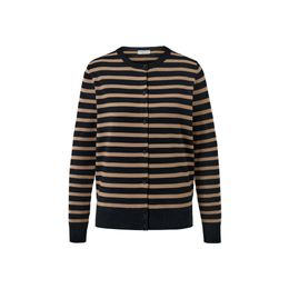 Tchibo - Gestreifter Feinstrick-Cardigan - Damen - Gr. XL - schwarz/gestreift