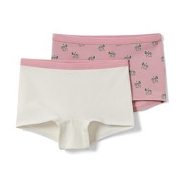 Tchibo - 2 Kinder-Pantys - Gr. 86/92 - schwarz/print