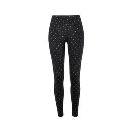Tchibo - Leggings mit Alloverprint - Damen - Gr. XL - schwarz/print