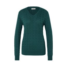 Tchibo - Zopfstrickpullover - Damen - Gr. L - petrol