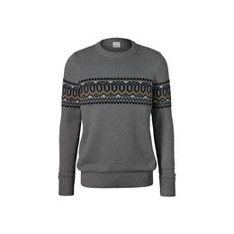 Tchibo - Rundhalspullover - Herren - Gr. XXL - grau/print