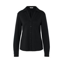 Tchibo - Blusenshirt mit Knopfleiste - Damen - Gr. XL - schwarz