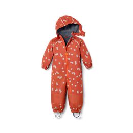 Tchibo - Kleinkind-Softshell-Einteiler - Baby - Gr. 74/80 - wei&szlig;/gebl&uuml;mt