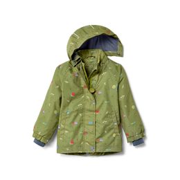 Tchibo - Kleinkinder-Regenjacke - Kinder - Gr. 122/128 - olivgr&uuml;n/print