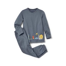 Tchibo - Kleinkind-Pyjama - Kinder - Gr. 134/140 - dunkelblau/print