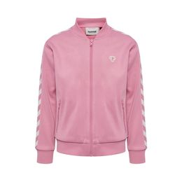Hummel Hmljr Archive Reg Poly Zip Jacket - Kinder - Gr. 122/128 - rosa