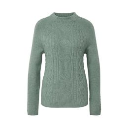Tchibo - Grobstrickpullover mit Zopfmuster - Damen - Gr. S - gr&uuml;n