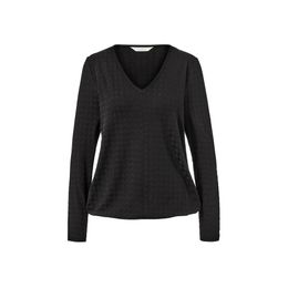Tchibo - Strukturiertes Langarmshirt - Damen - Gr. XXL - schwarz