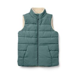 Tchibo - Kinder-Teddypl&uuml;sch-Steppweste - Kinder - Gr. 170/176 - wei&szlig;