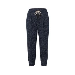 Tchibo - 3/4-Jerseyhose - Damen - Gr. L - dunkelblau/print