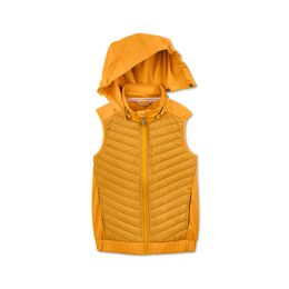 Tchibo - Hybrid-Softshellweste - Kinder - Gr. 146/152 - gelb