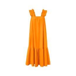 Tchibo - Popeline-Kleid - Damen - Gr. 42 - orange