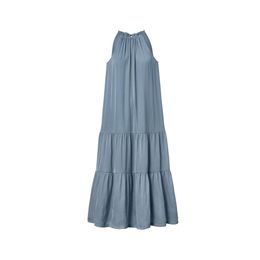Tchibo - Langes Neckholder-Kleid - Damen - Gr. 38 - blau