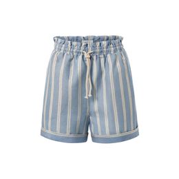 Tchibo - Shorts aus Leinenmix - Damen - Gr. 44 - blau/gestreift