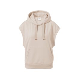 Tchibo - &Auml;rmelloser Sport-Hoodie - Damen - Gr. M - creme