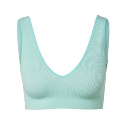 Tchibo - Seamless-BH mit Struktur - Damen - Gr. M - blau
