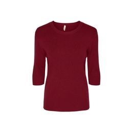 Tchibo - Feinstrickshirt - Damen - Gr. XS - weinrot
