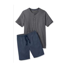 Tchibo - Shorty-Pyjama - Herren - Gr. S - dunkelblau/print