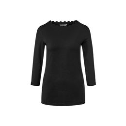 Tchibo - Shirt mit 3/4-Arm - Damen - Gr. XL - schwarz
