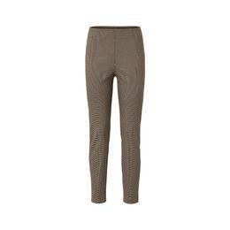 Tchibo - Stretchhose mit Hahnentritt-Jacquard - Damen - Gr. 50 - schwarz/jacquard
