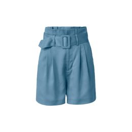 Tchibo - Paperbag-Shorts mit G&uuml;rtel - Damen - Gr. 36 - blau