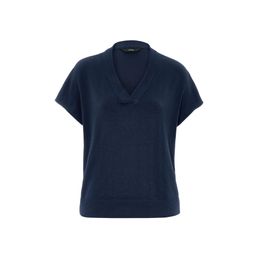 Tchibo - Feinstrick-Loungewear-Sweatshirt - Damen - Gr. S - dunkelblau