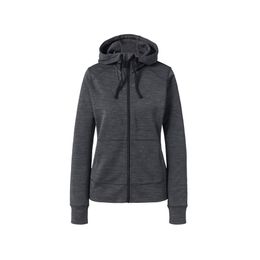 Tchibo - Kapuzenjacke mit Merinowolle - Damen - Gr. XS - dunkelgrau