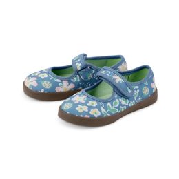 Tchibo - Klett-Ballerinas - M&auml;dchen - Gr. 28 - blau/print