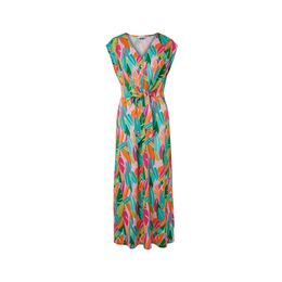 Tchibo - Jerseykleid mit Knoten - Damen - Gr. XXL - mehrfarbig/gebl&uuml;mt