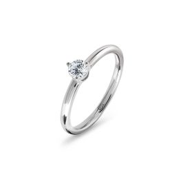 Tchibo - 925 Silber Ring &raquo;Solit&auml;r&laquo; - Damen - Gr. 20 - silber