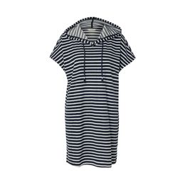 Tchibo - Frottee-Strandkleid - Damen - Gr. M - dunkelblau/gestreift