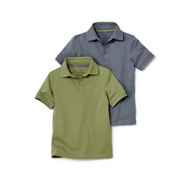 Tchibo - 2 Kleinkinder-Poloshirts - Kinder - Gr. 134/140 - blau