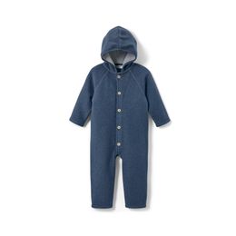Tchibo - Baby Walkoverall mit Wolle - Baby - Gr. 50/56 - blau