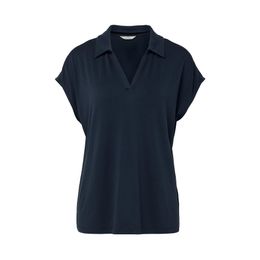 Tchibo - Blusenshirt mit Kragen - Damen - Gr. M - dunkelblau