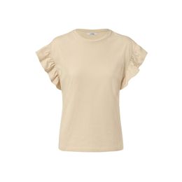 Tchibo - Shirt mit Volant - Damen - Gr. M - braun