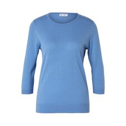 Tchibo - Feinstrickpullover mit Seide - Damen - Gr. S - blau