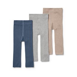 Tchibo - 3 Kinder-Strickleggings - Baby - Gr. 86/92 - dunkelblau