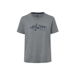 Tchibo - Funktionsshirt - Herren - Gr. M - hellgrau/print