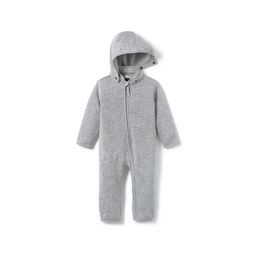 Tchibo - Baby-Strickfleece-Overall - Baby - Gr. 74/80 - grau