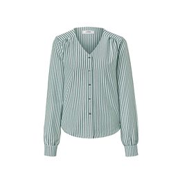 Tchibo - Gestreifte Hemdbluse - Damen - Gr. 48 - wei&szlig;