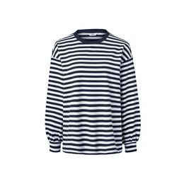 Tchibo - Gestreiftes Sweatshirt - Damen - Gr. M - dunkelblau/gestreift